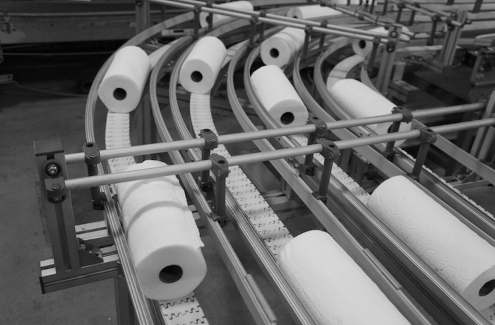Tissue Paper & Sanitary Products | Smalte Conveying Solutions